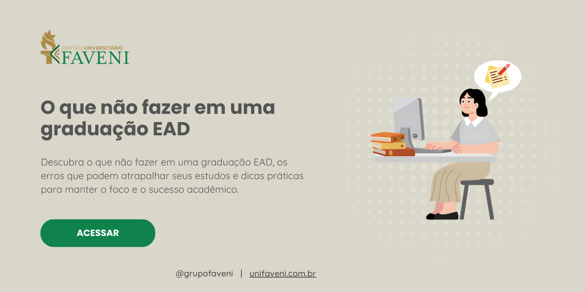 Graduação EaD: cursos a distância - UniFAVENI